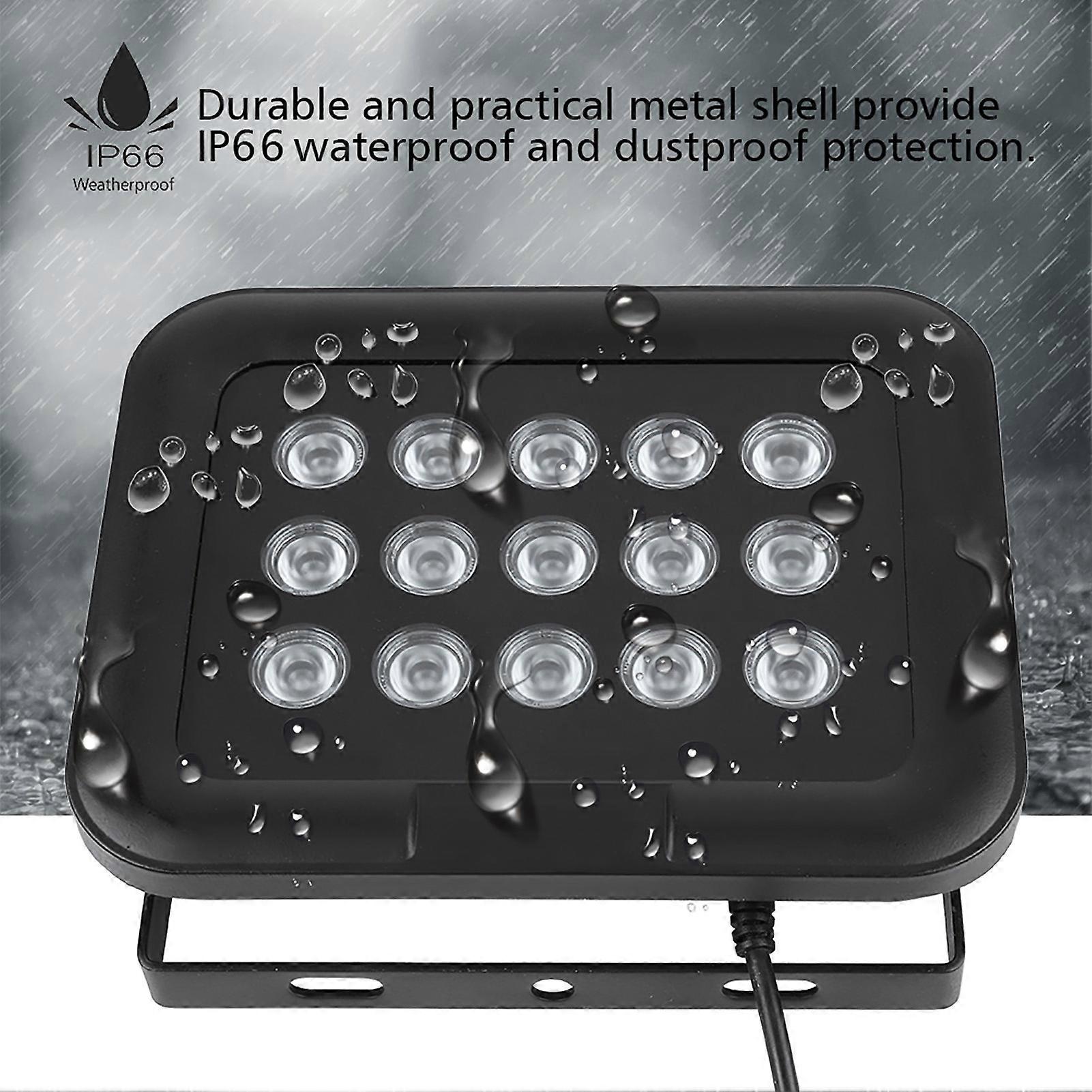 DC 12V 15pcs IR Infrared LED Light IP66 Black 19.8x15.8x5cm | Fruugo UK