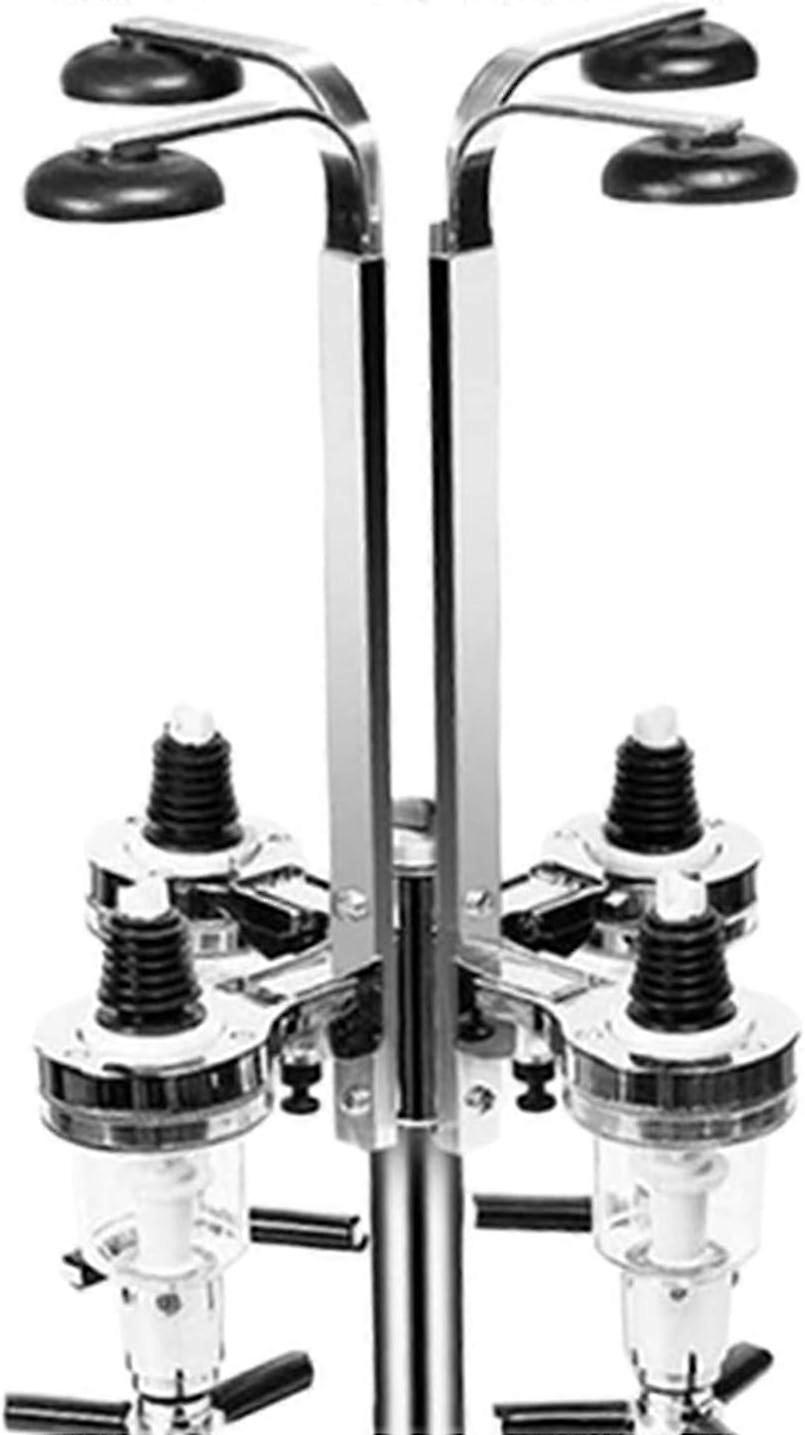 4 Bottle Rotating Dispenser Bar Rack Rotatable Beverage Dispenser ...