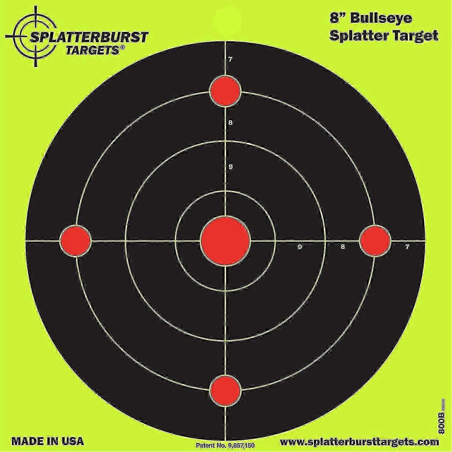 Splatterburst Targets - 8 X 12 Inch Stick & Splatter Mini Silhouette ...