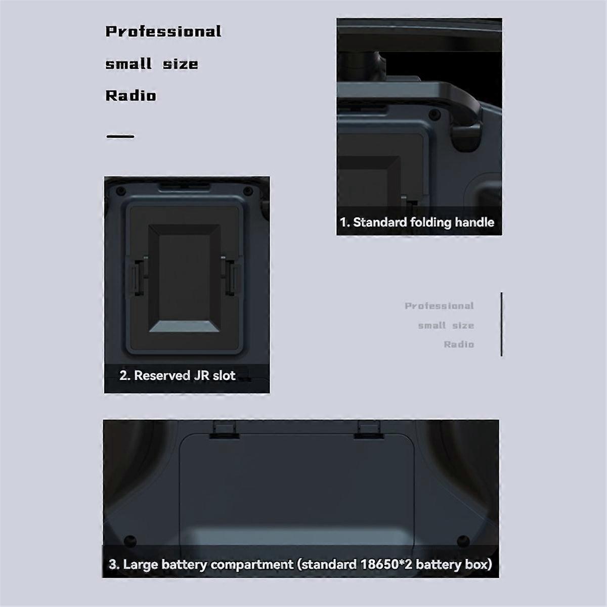 T12 MAX ELRS 2.4G Remote Control Radio Controller Hall Sensor Gimbal ...