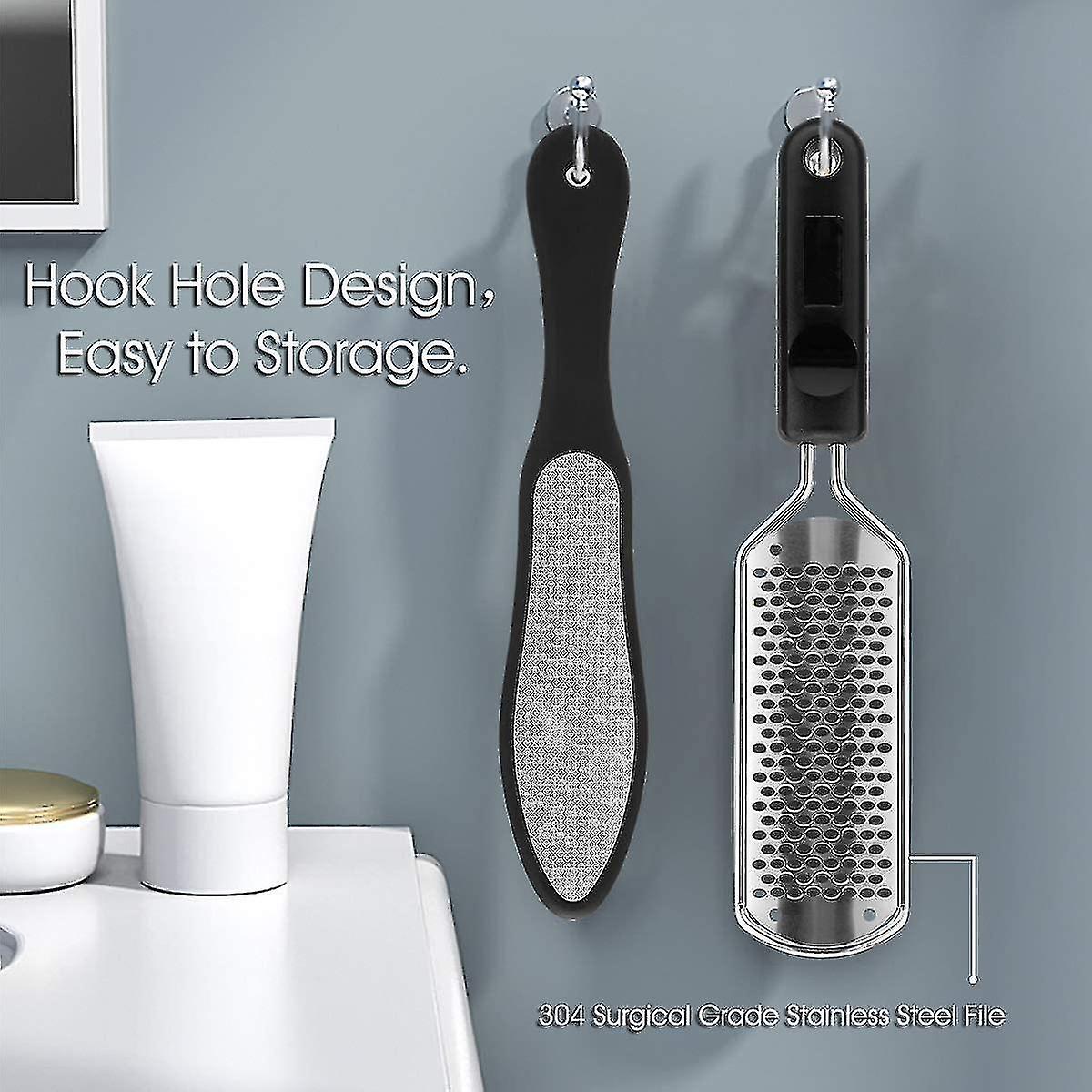 2pcs Professional Pedicure Rasp Foot File Cracked Skin Corns Callus ...