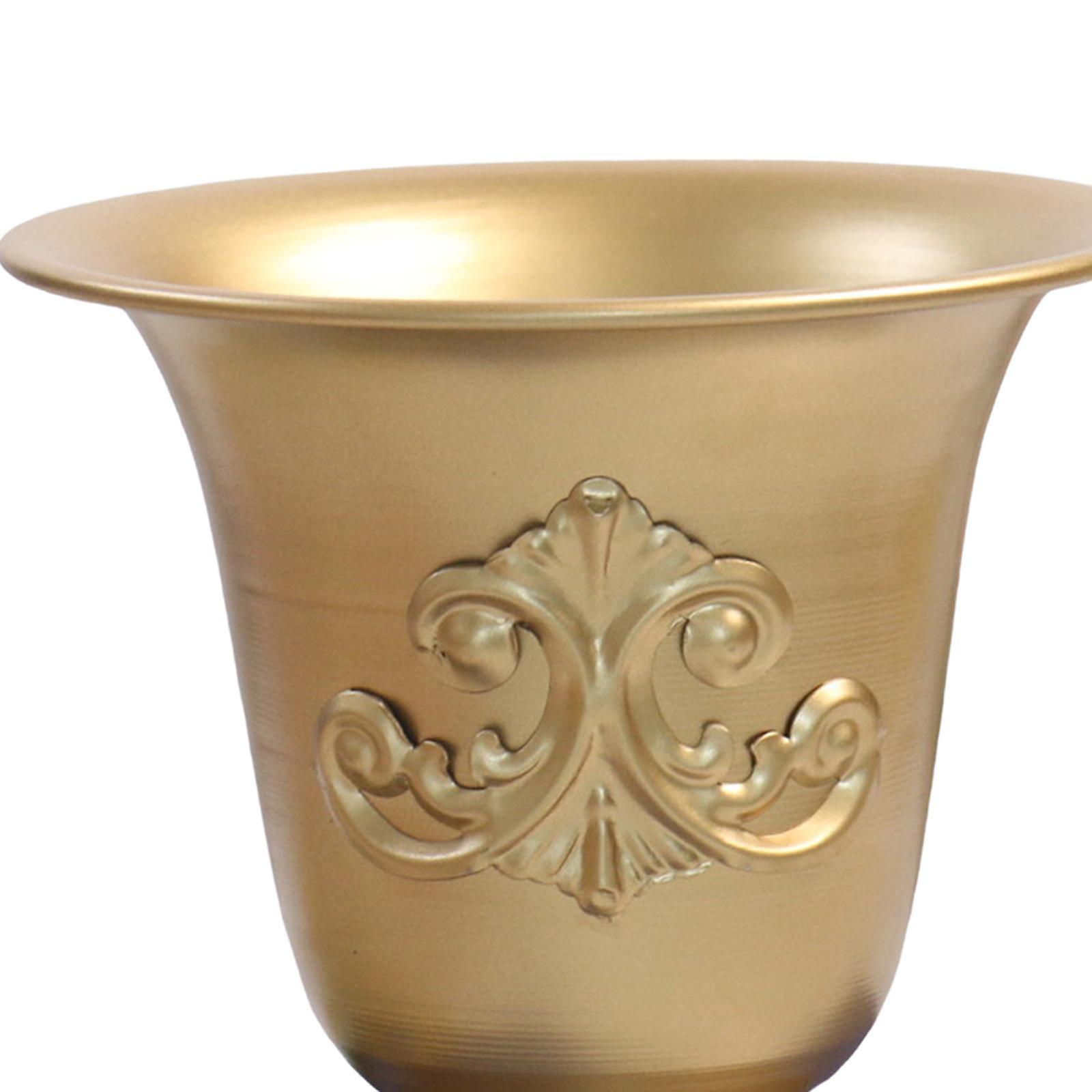 Plant Holder Stand Dried Flowers Holder Desk Wedding Metal Cup Flowers ...