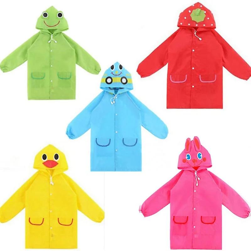 Keconutbear Cartoon Animal Style Waterproof Kids Raincoat Cute Rabbit Baby Rain Coat Student ...