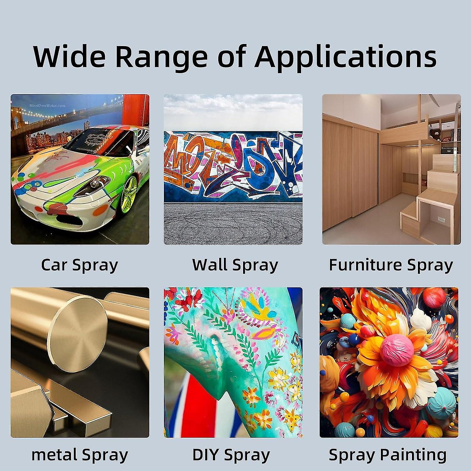 2 Pack Pistol Grip Trigger Aerosol Spray Paint Can Gun Handle Paint ...