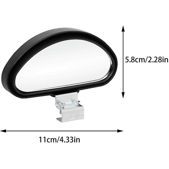 2 Pcs Accompanied Driving Rear View Mirror - Universal Blind Spot ...