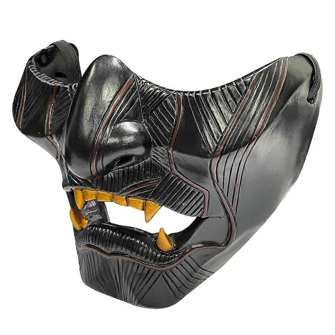 Ghost of Tsushima Mask Jin Sakai Cosplay Half Face Samurai Warrior Face ...
