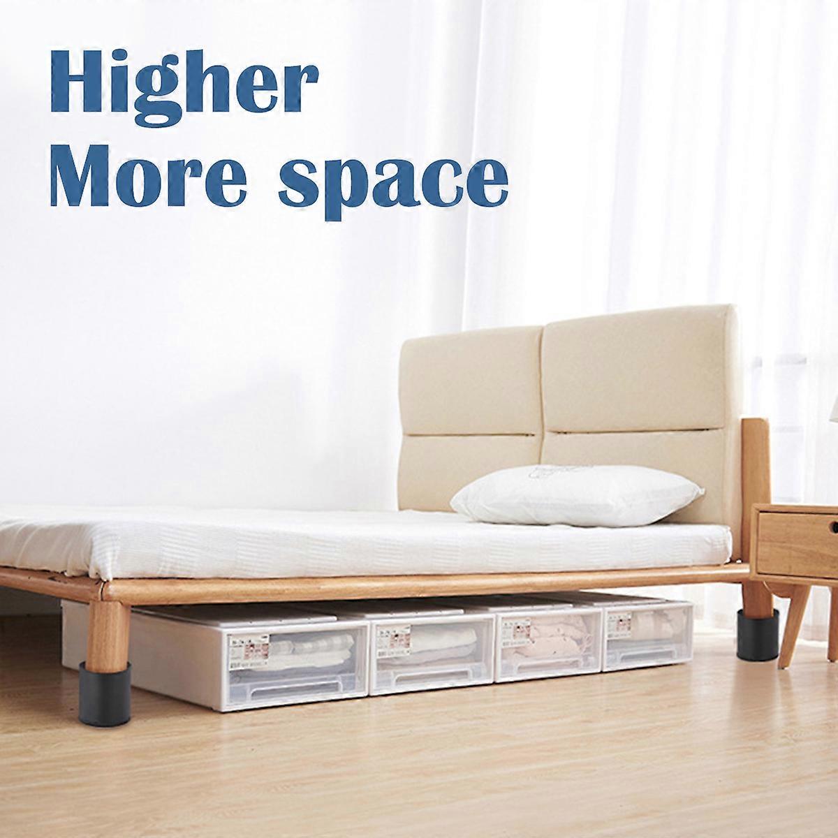 Booster bed legs set of 4 carbon steel, furniture Risers add height of ...