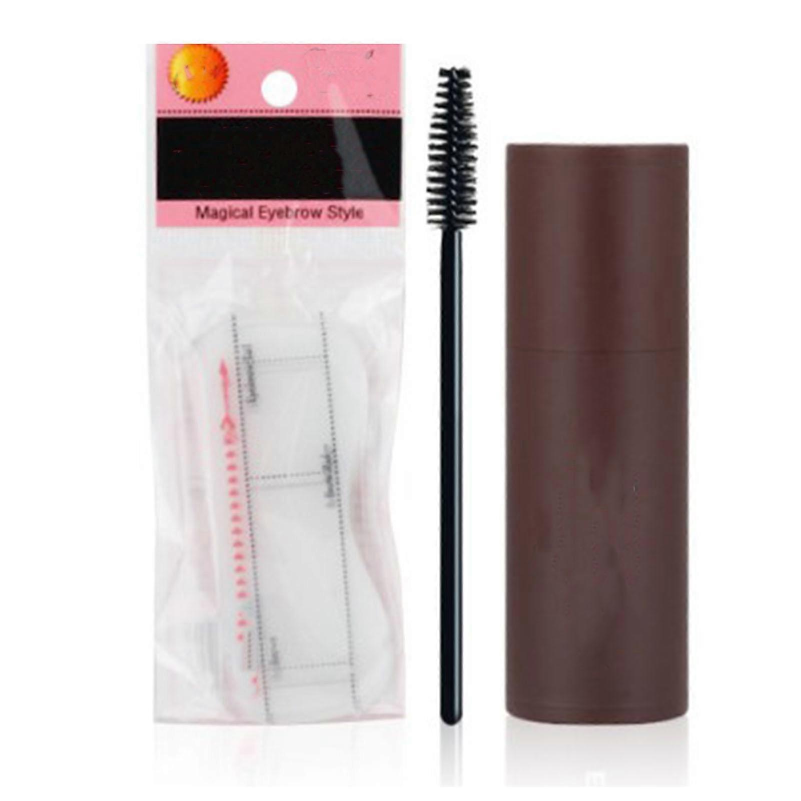 Eyebrow Powder Kit Brown Style 10 Eyebrow Shapes Waterproof Portable ...