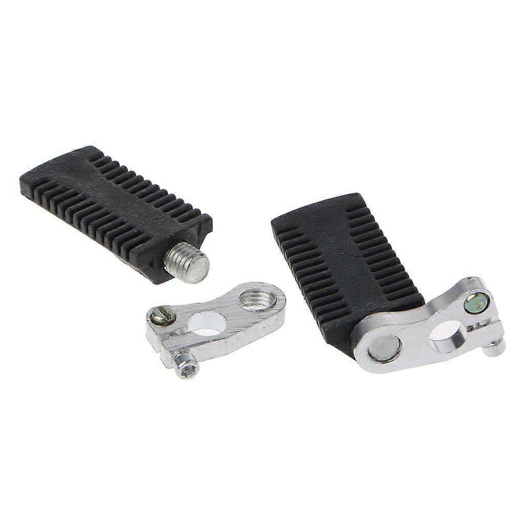 Motorcycle Pedals Foot Pegs Rest Footrests Footpegs For 47/49cc Pocket ...