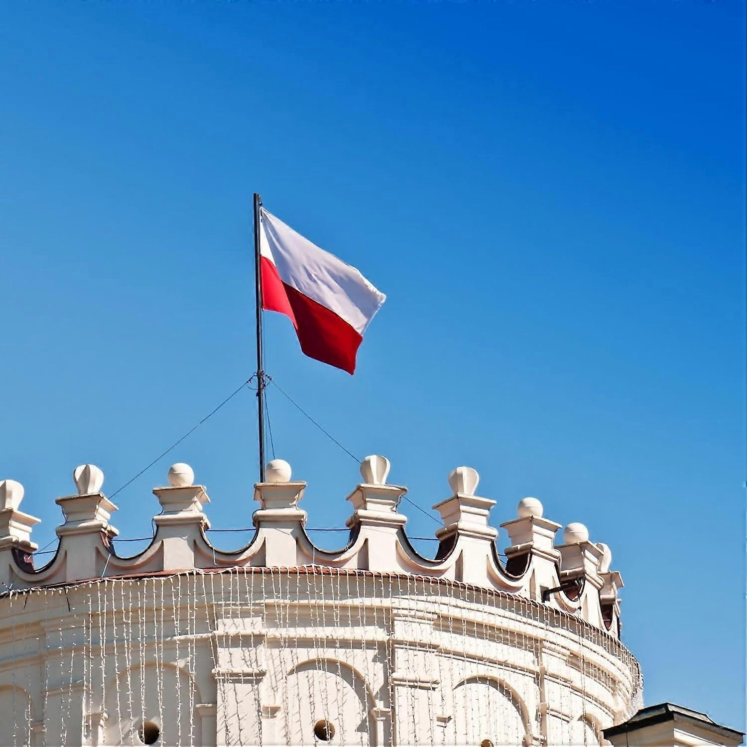 Poland National Flag Polska FlagaBrass Eyelet in Every Corner, Poland ...