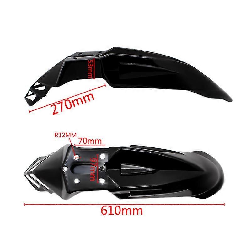 Universal Plastic Front Fenders Mudguard Fender for Motorcycles CRF150 ...