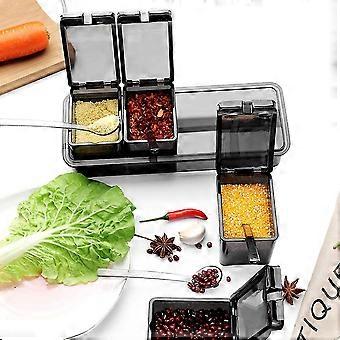 Set Of Condiment Boxes With 4 Removable Compartments For The Kitchen ...