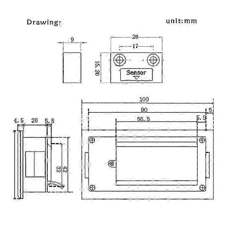 M503 Magnetic Scale Display Integrated Embedded Magnet Measurement ...