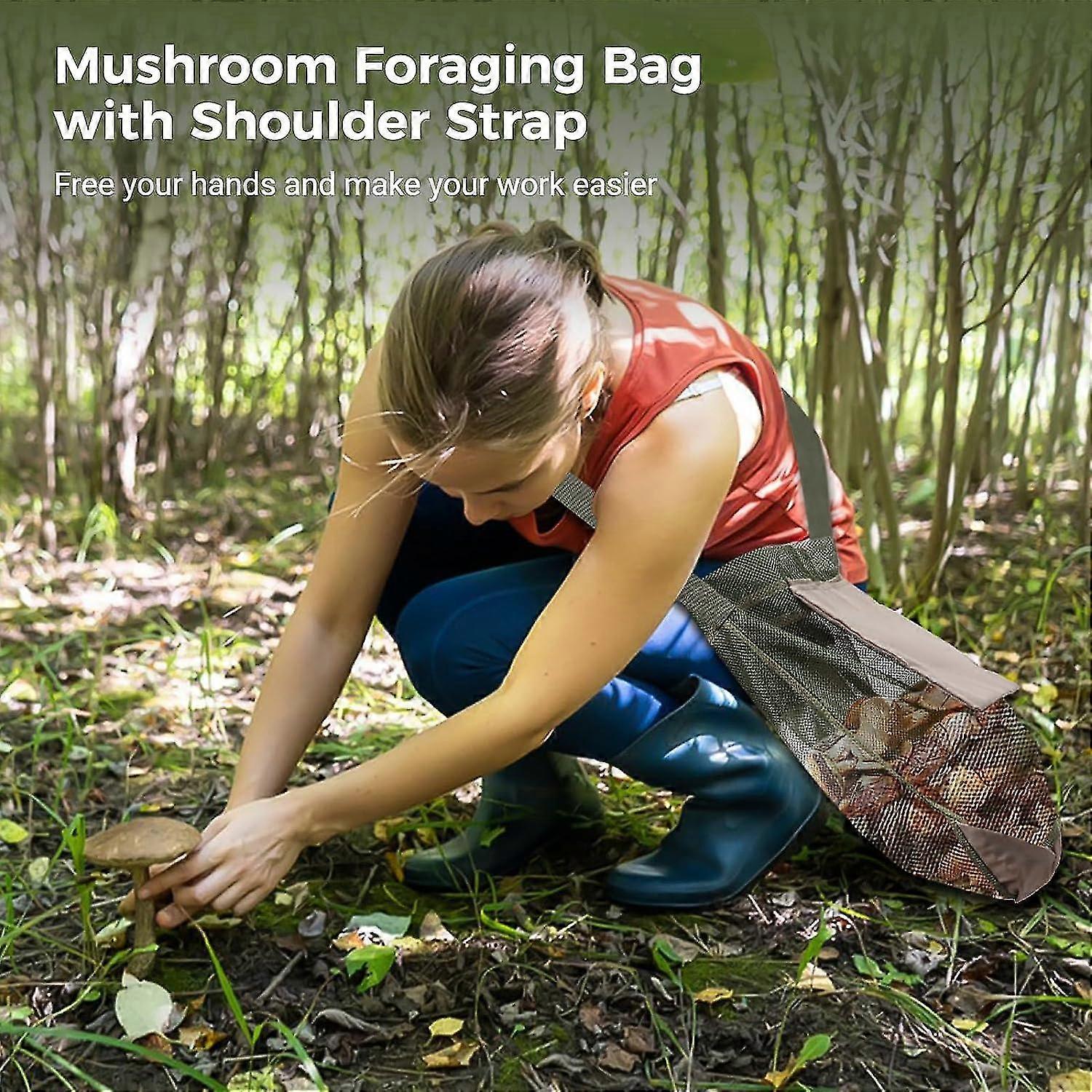Mushroom Foraging Bag, Morel Foraging Pouch, Mushroom Hunting Bag ...