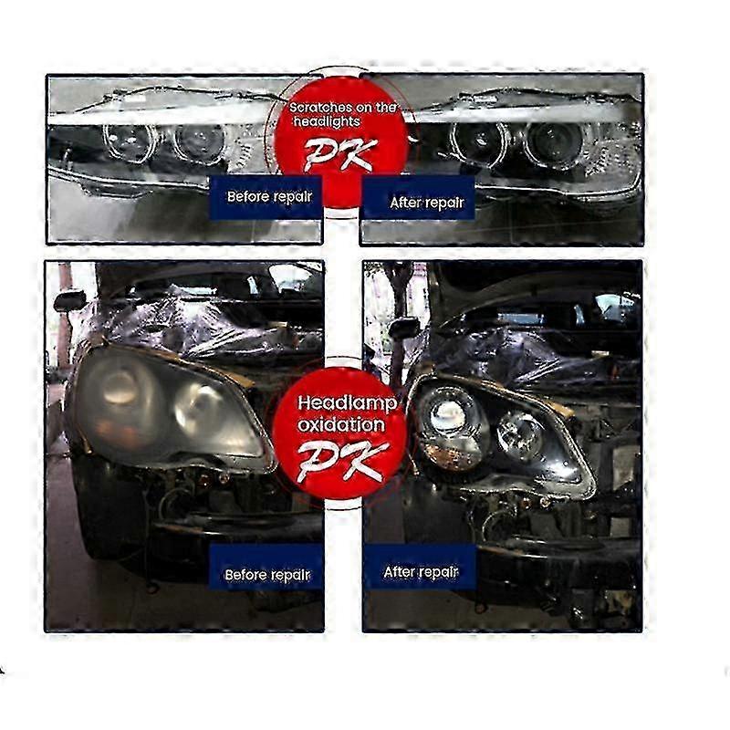 Car Headlight Restoration Polish Kit Polish Headlights Liquid Polymer ...