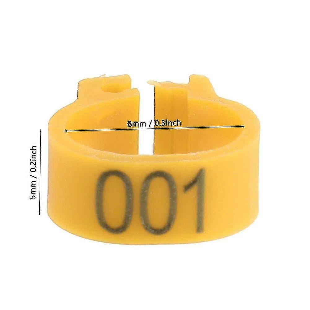 Pigeon Feet Rings 8 Mm Bird Leg Clip Rings Plastic Pigeon Leg Bands ...