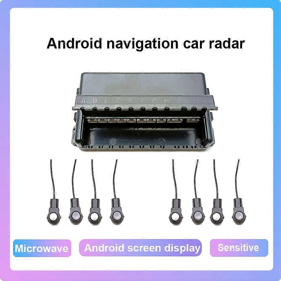 COHO Android navigation Car Parking Sensor Kit Reverse Backup Radar ...