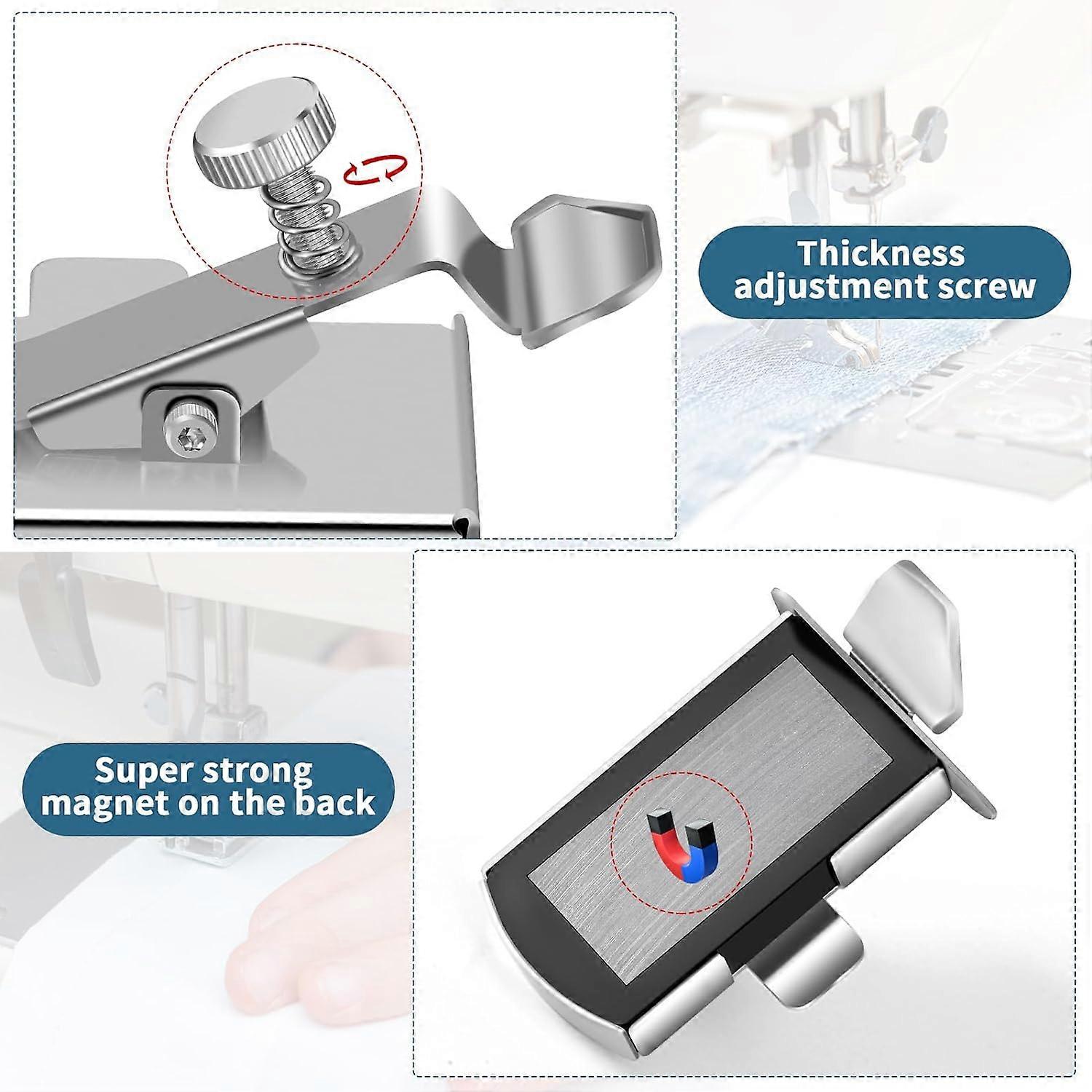 Magnetic Seam Guide for Sewing Machine, Magnetic Sewing Guide with Clip ...