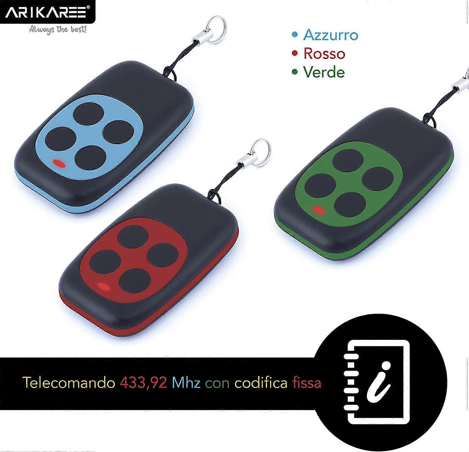 Universal Gate Remote Control with 433.92 MHz frequency for Wide Range ...