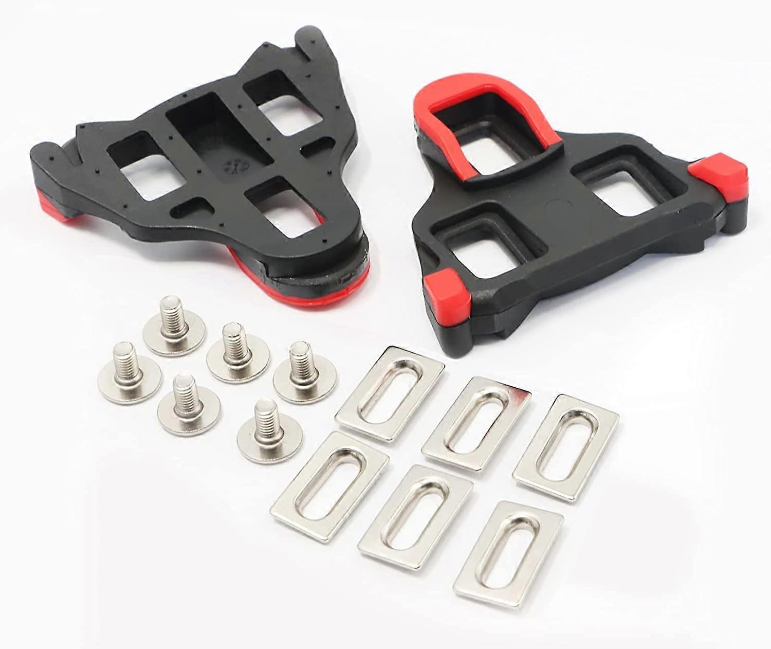 Bike Cleats, Compatible with Look Delta and Shimano Pedals (6 Degree ...