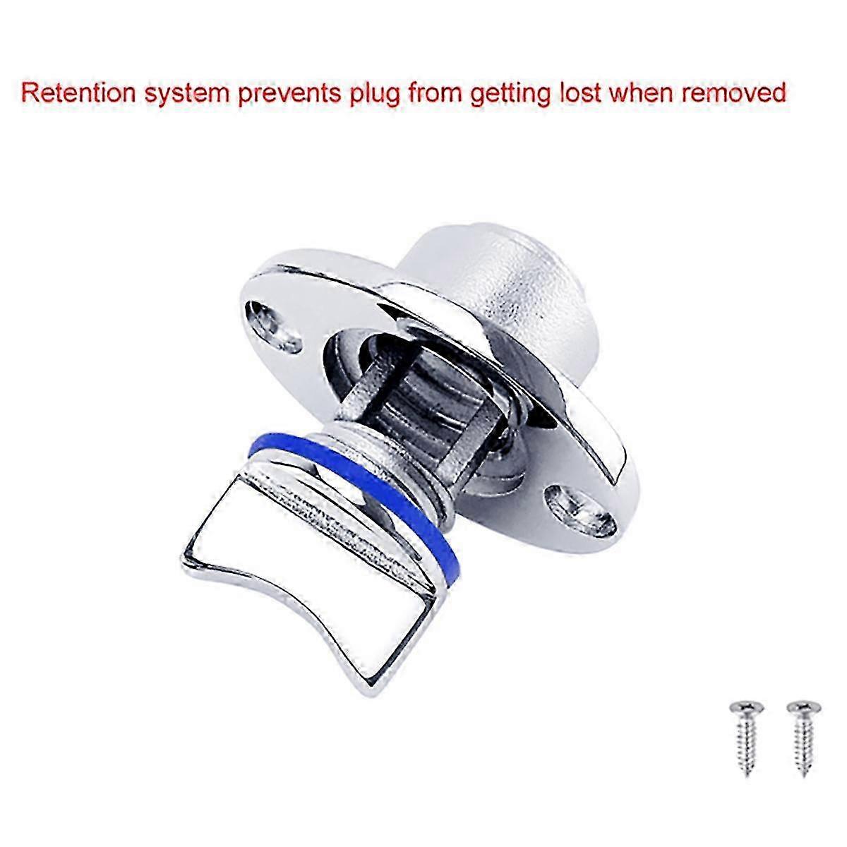 Boat Garboard Transom Hull Drain Plug Socket Bung, 2 Marine drain plug ...