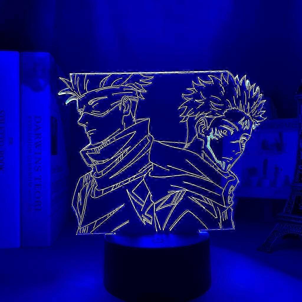 SBSG 3D Illusion Jujutsu Kaisen LED Anime Lamp 16 Colors Change Remote ...