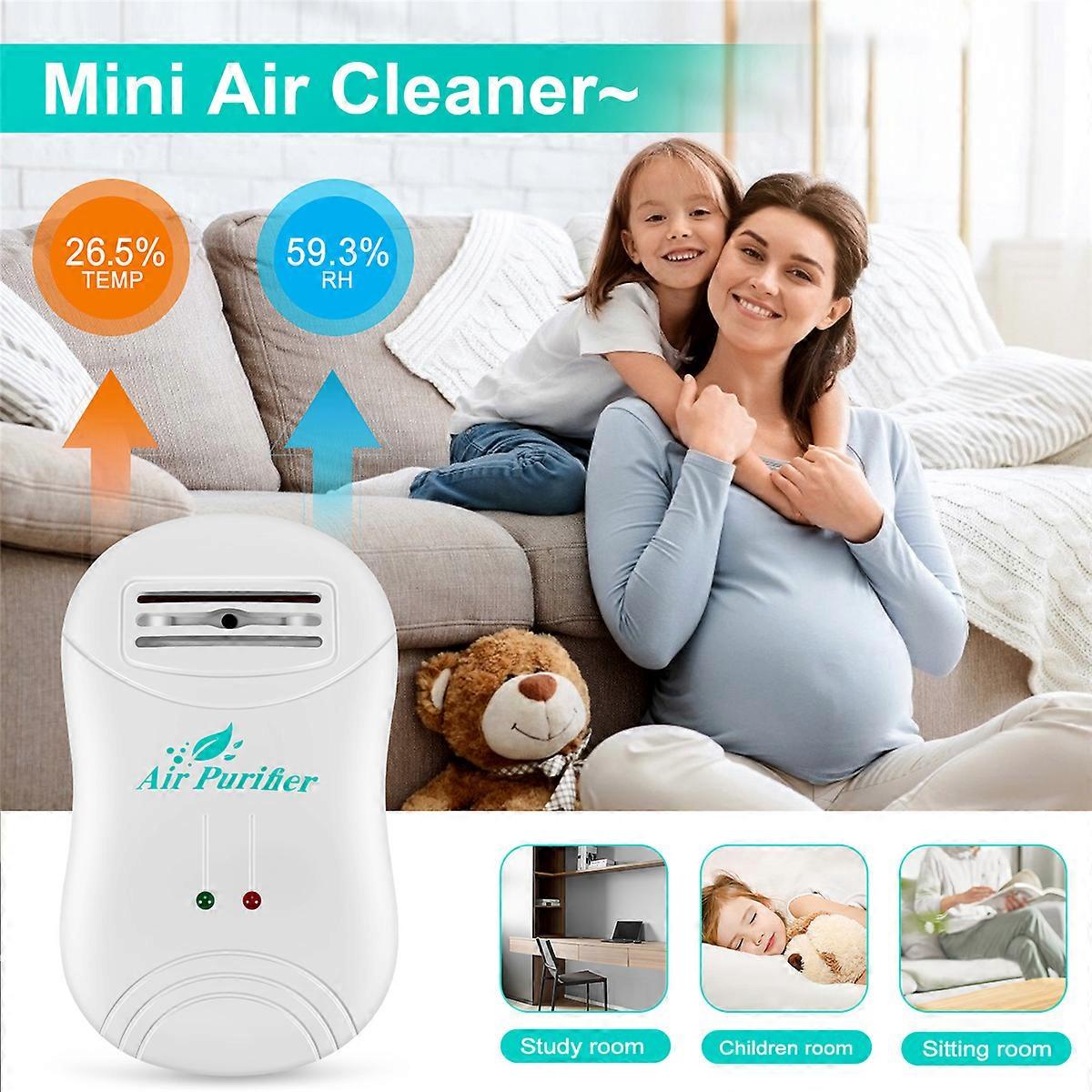 Ionizer Air Purifier For Home Negative Ion Generator Air Cleaner Remove ...