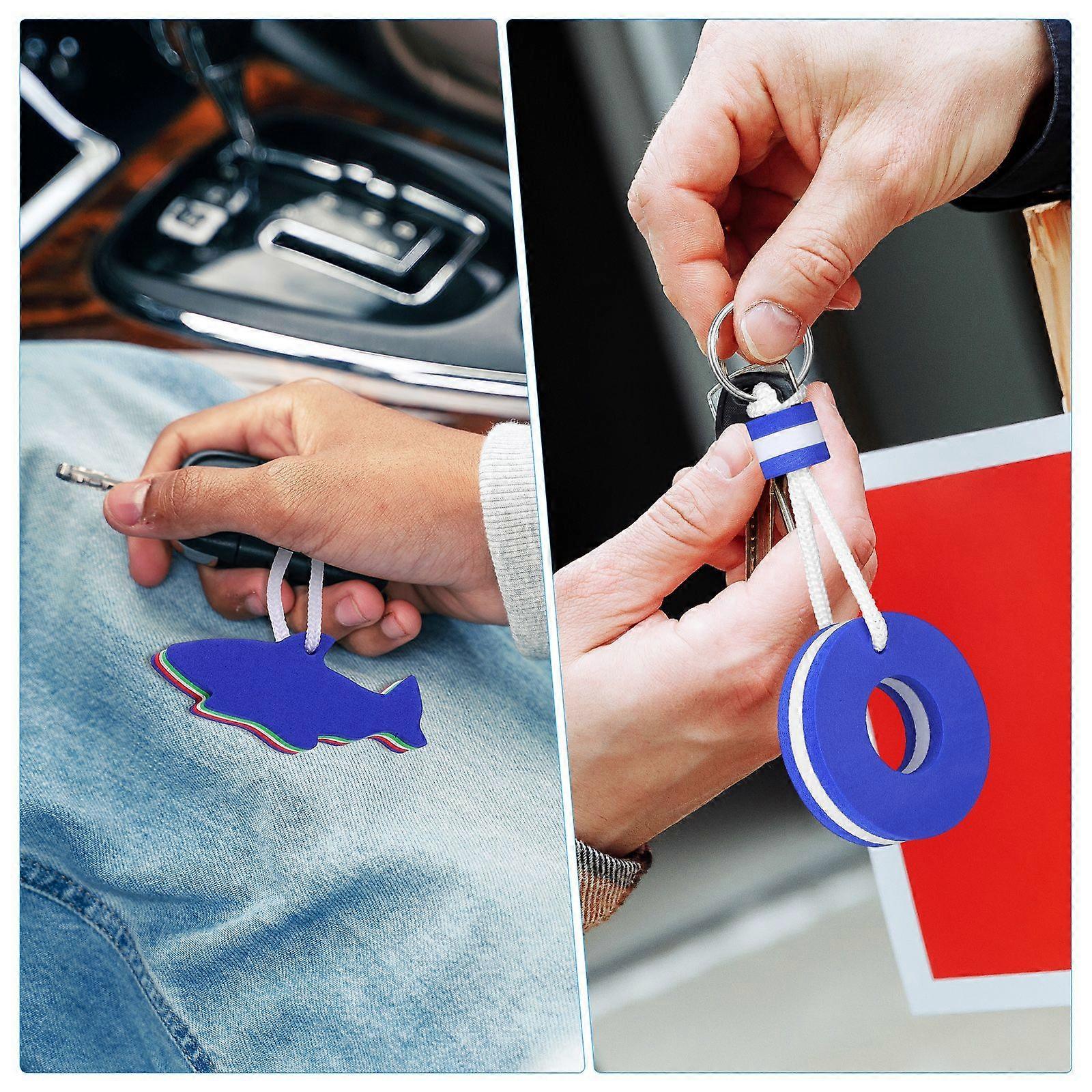 3Pcs Floating Keychains Key Rings Water Sports Keychains Surfing ...