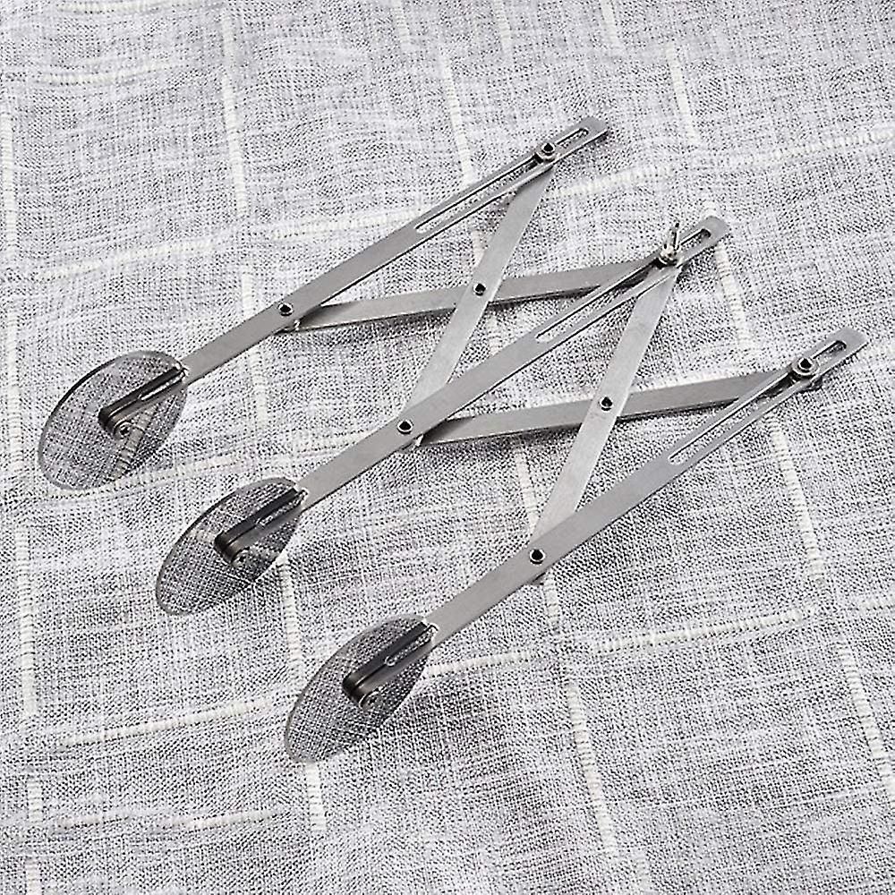 Dough Cutter Cake Divider, Stainless Steel 7 Wheels Adjustable Dough ...