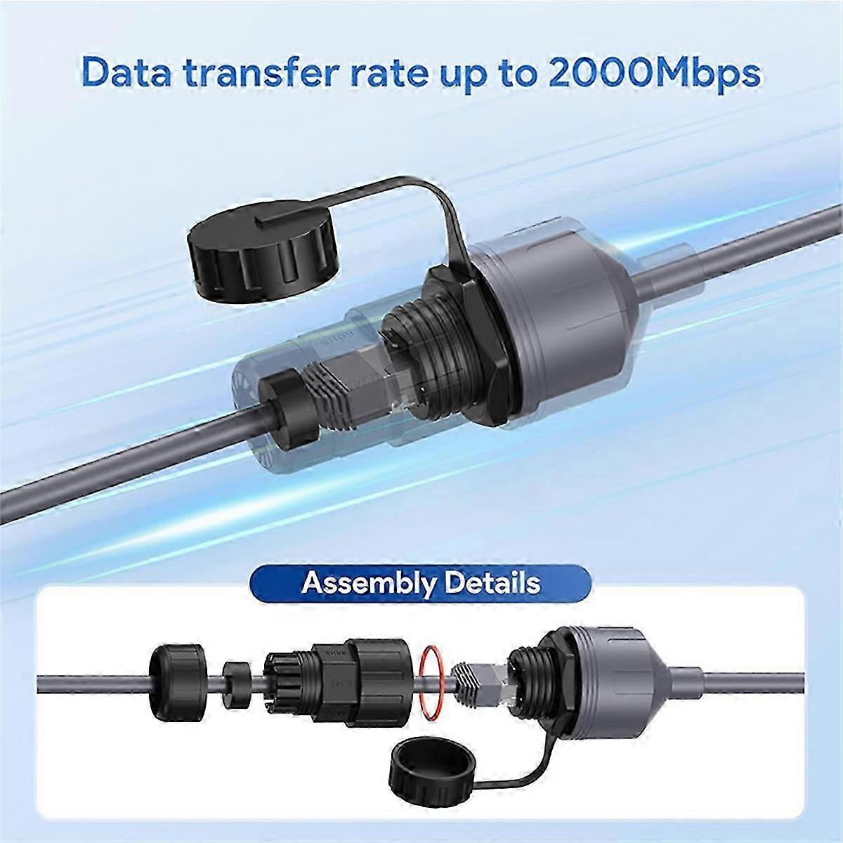 Starlink Ethernet Adapter Gen 3 Mini Starlink Cable Extension to RJ45 ...