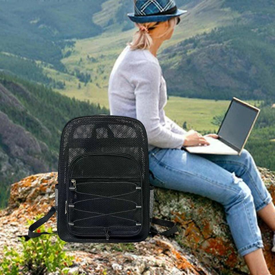 Mesh Backpack, Trendy Adjustable Strap Gym Bag for Fitness Street ...