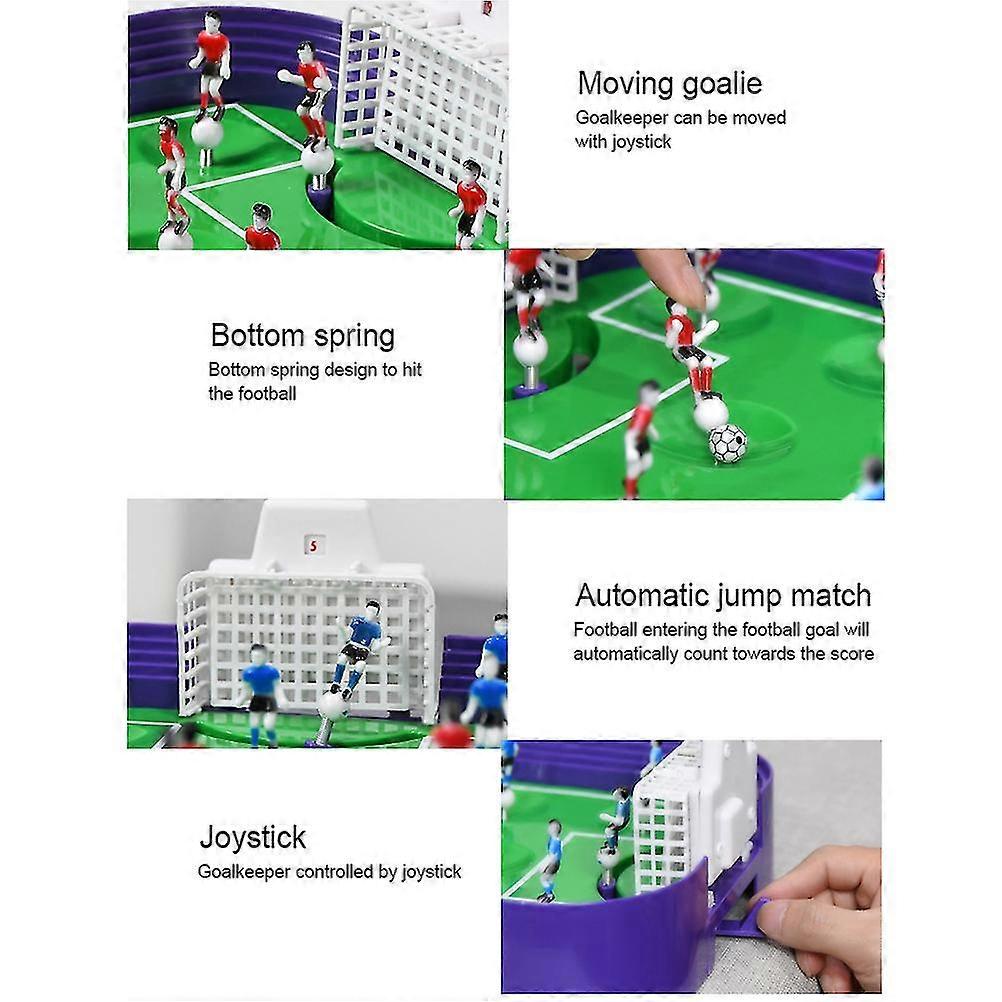 Tabletop Football Games Soccer Board Game for 2 Players Indoor Portable ...
