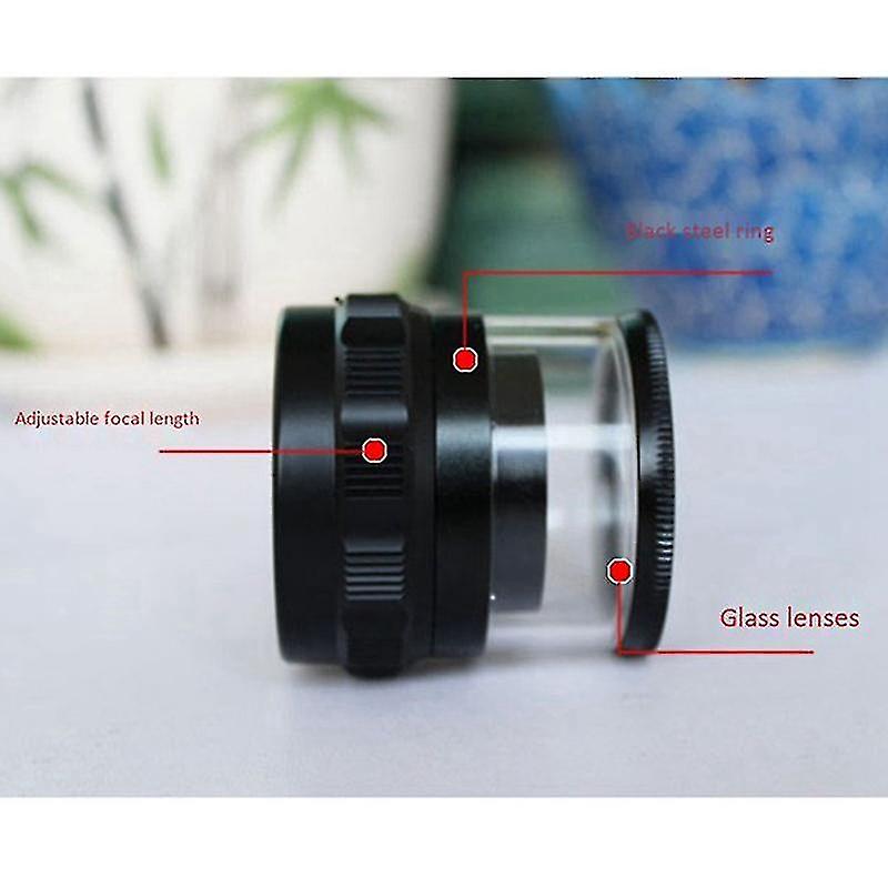 10x Stand Measuring Magnifier Scale Loupe Magnifying Glass 10x With ...