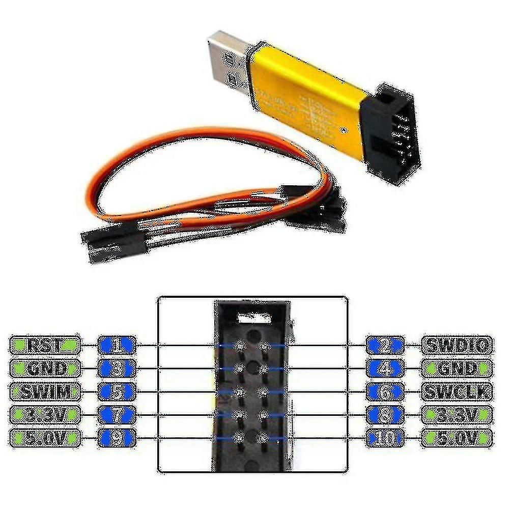 Émulateur de programmation St-link V2 + 40 broches Stm32f103c6t6 Arm ...