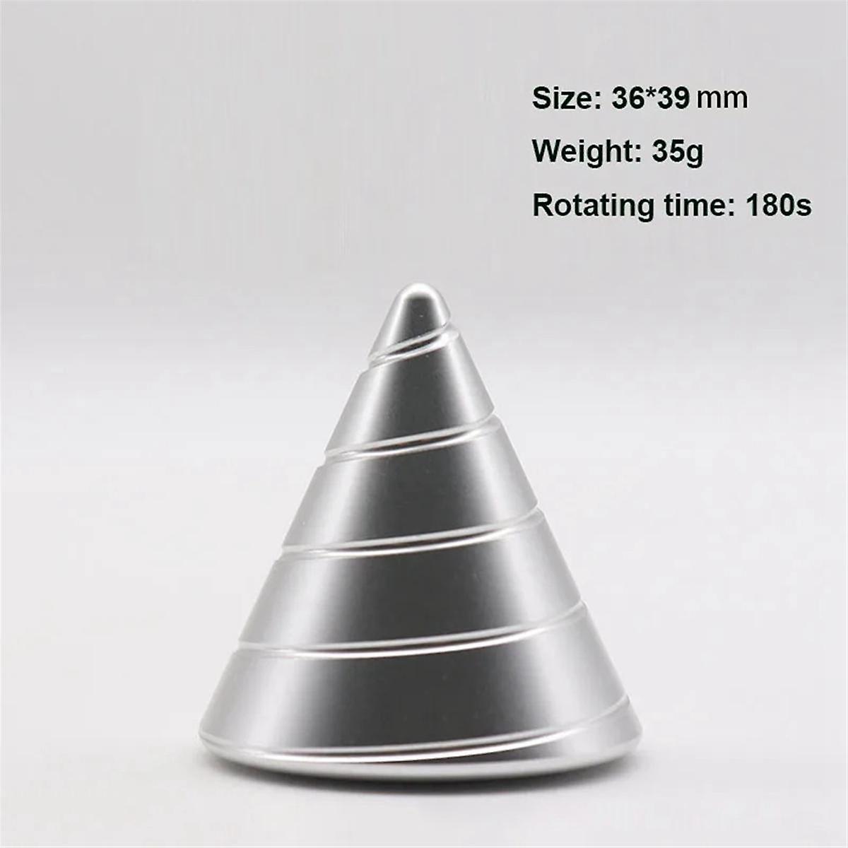 Table Fidget Toy Rotating Cone Gyroscope Office Desk Fidget Toy Optical ...