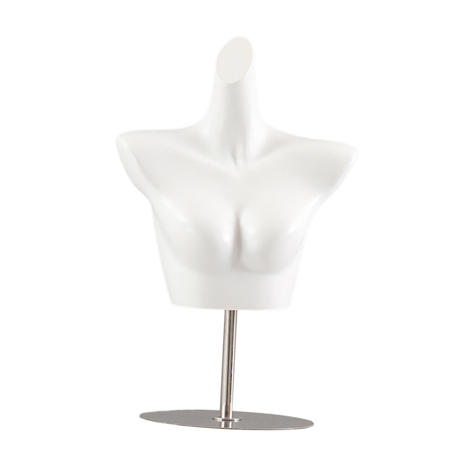 Female Mannequin Torso with Stand Form Body Torso Half Bra Display for ...