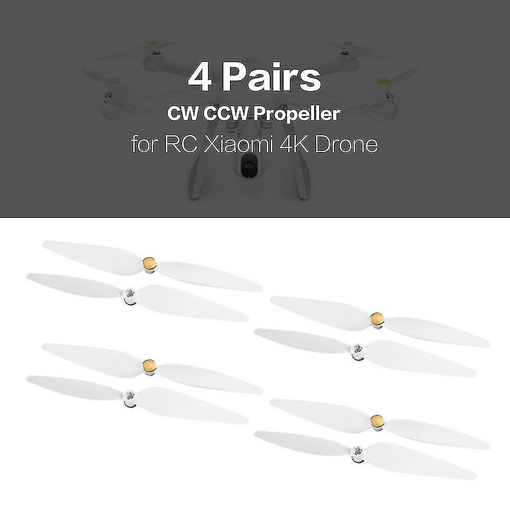 10 -inch Propeller For Rc Xiaomi 4k Drone, 4 Pairs, White Blade ...