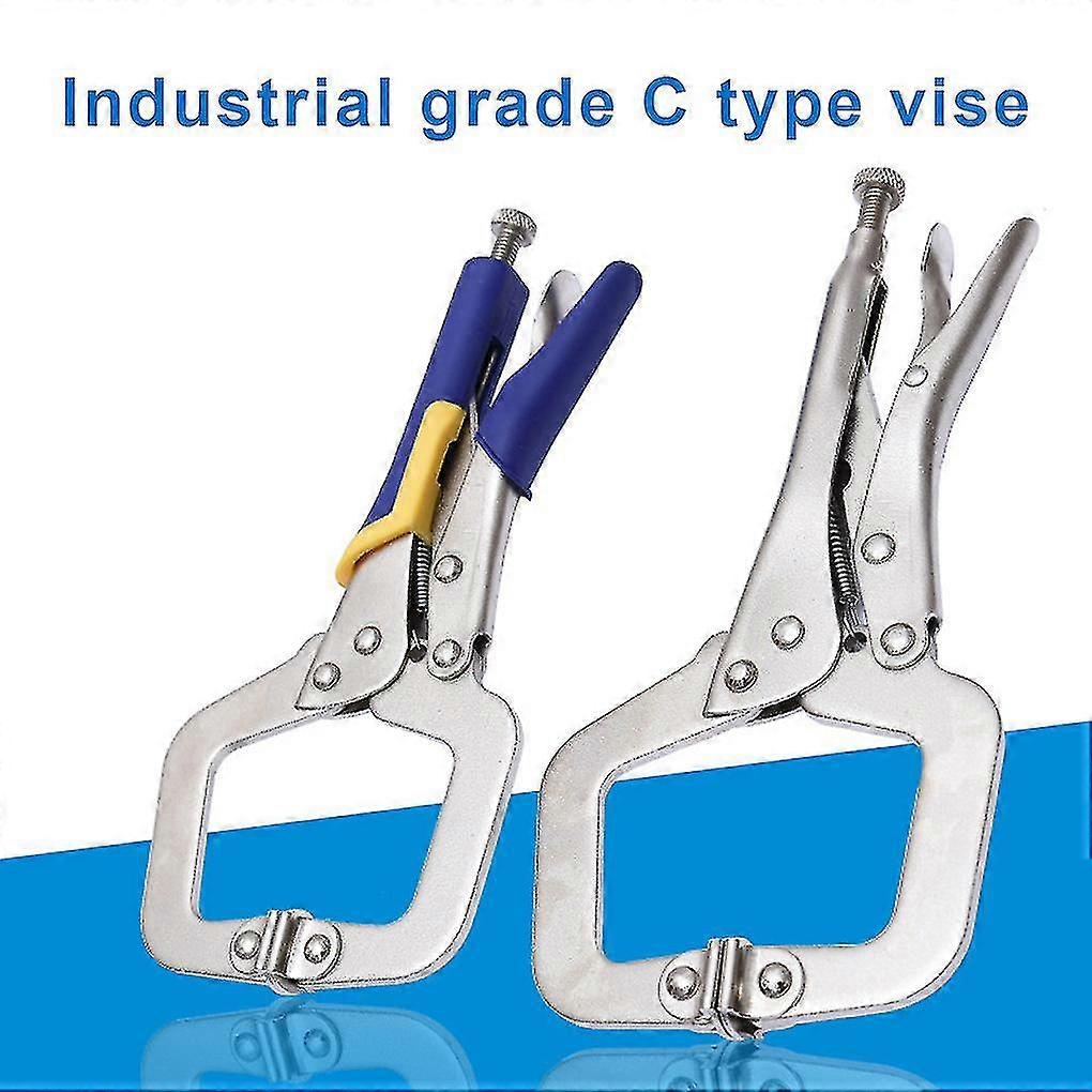 C Shaped Clamp Round Tip Clip For Vise Grip Pliers Fast Locking Heavy ...
