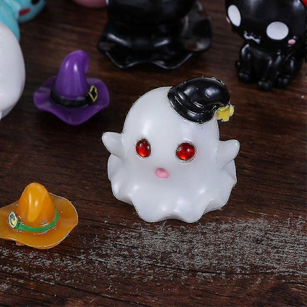 1pcs Ghost Halloween Decor Cute Micro Landscape Ornaments Halloween ...