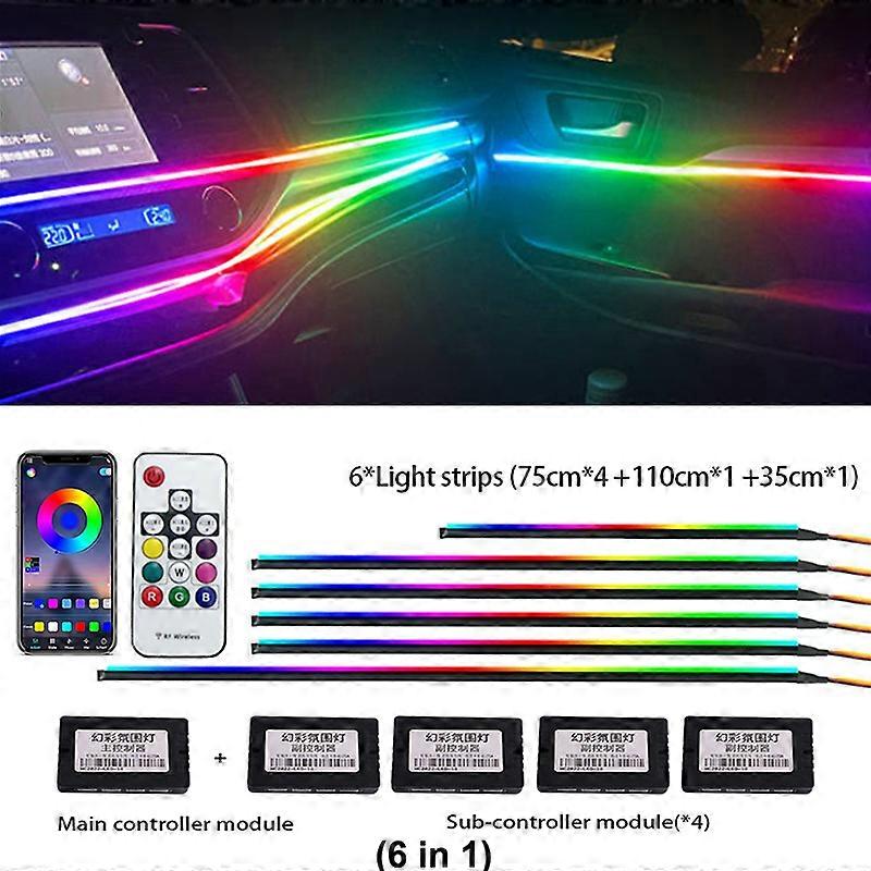 18 in 1 22 in 1 Streamer Symphony Car Ambient Lighting Interior 213 64 ...