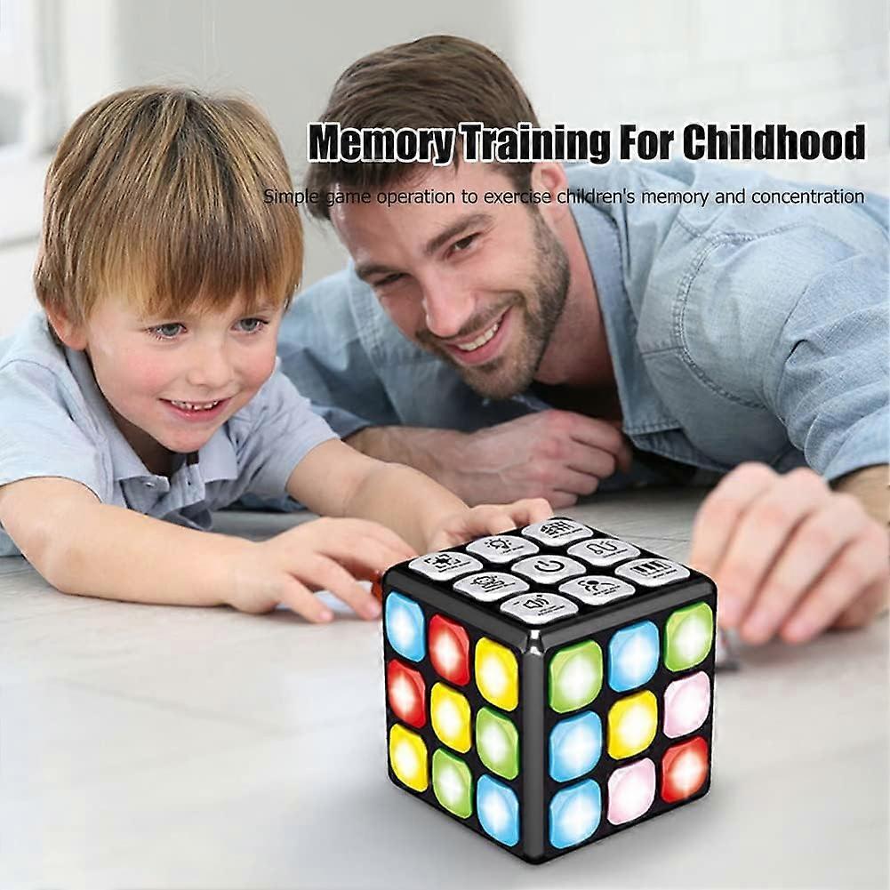 Electronic Puzzle Game Cube Memory Brain Training Toys Cube Magic ...