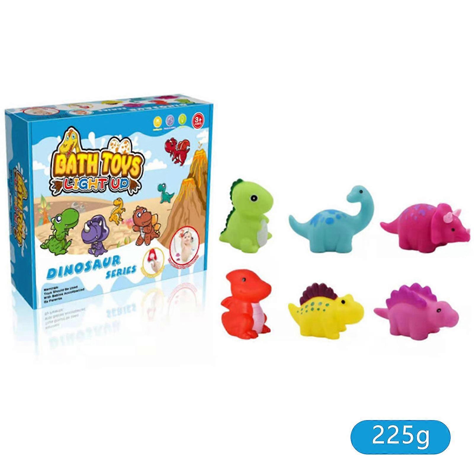 Light-up Floating Baby Bath Toys Set Creative Swim Pool Bathing Toys ...