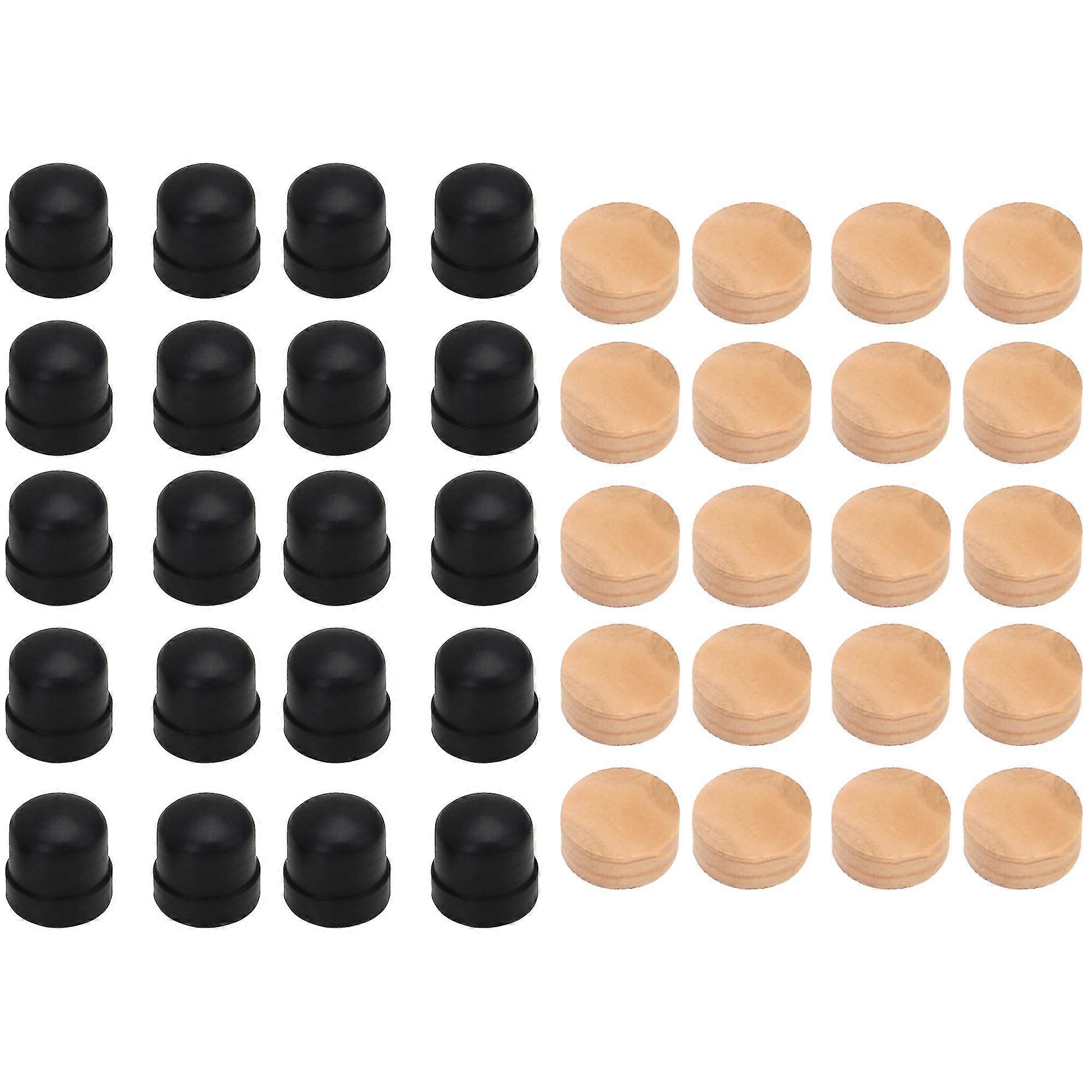 20 Pcs Trombone Water Key Spit Valve Cork Pads w/ 20 x Rubber Bumper ...
