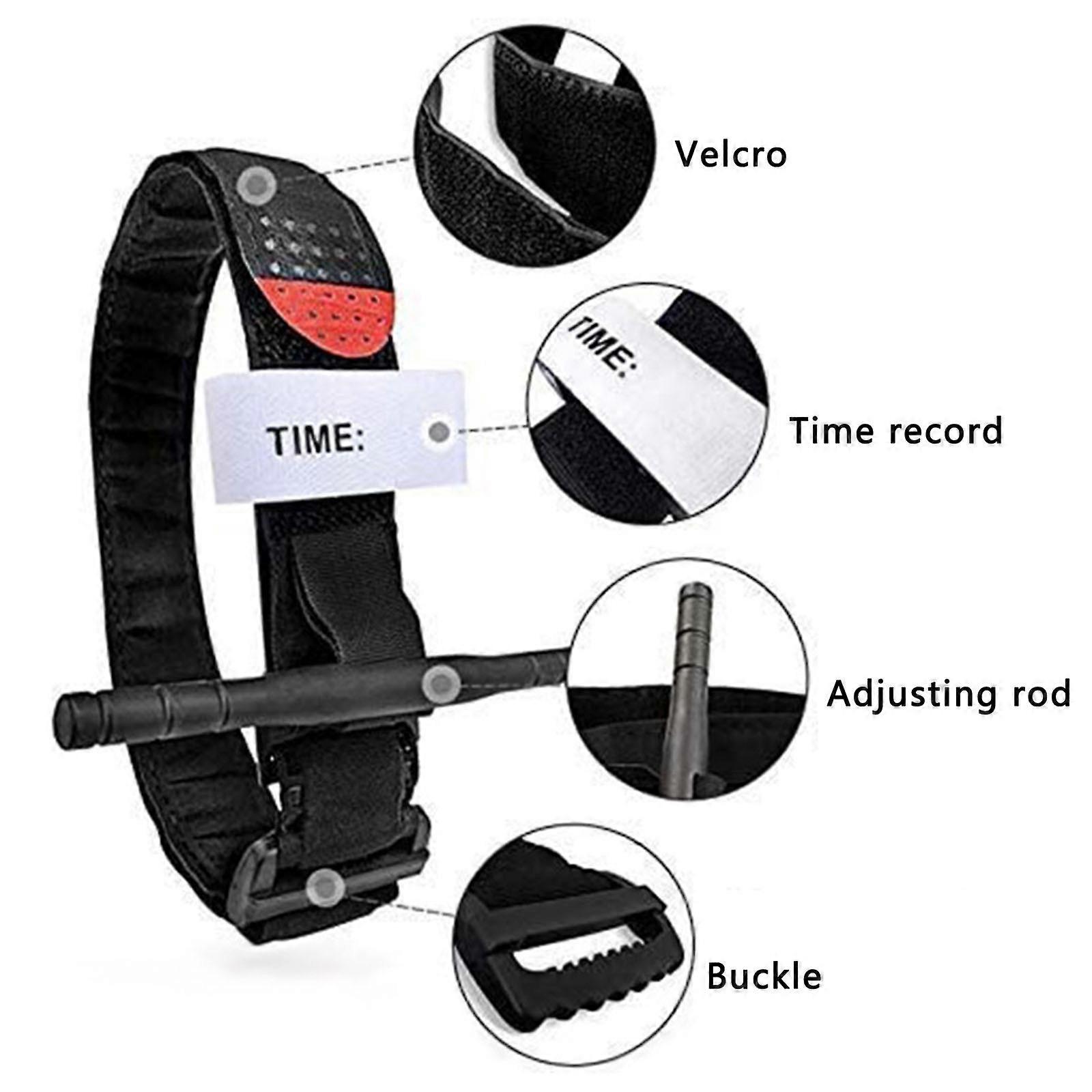 Turniket Spinning Jednoruční škrtidlo Arteriální nouzové škrtidlo Venkovní nouzový obvaz 95CM ...