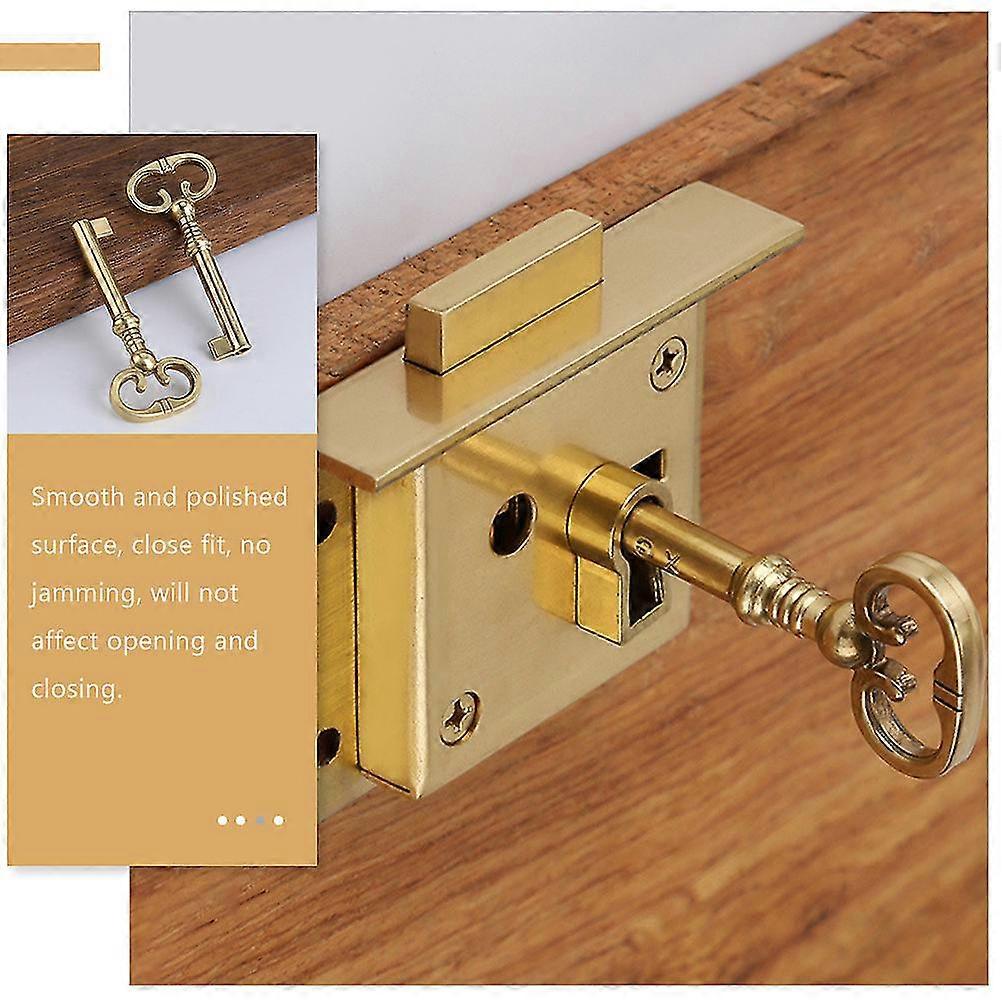 File Cabinet Lock Secure Drawer Lock Brass File Safety Lock Replacement ...