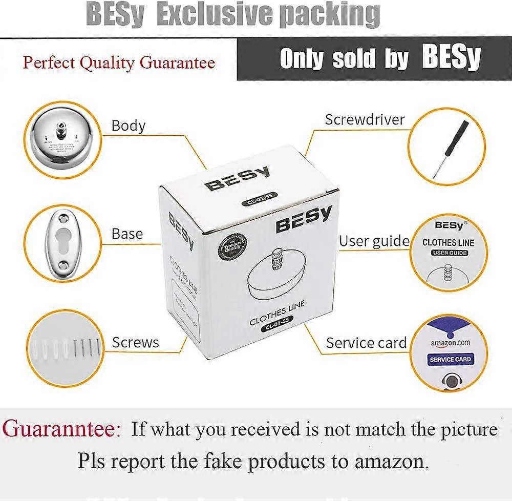 Retractable Washing Line SUS304 Stainless Steel Wash Line Clothes Dryer ...