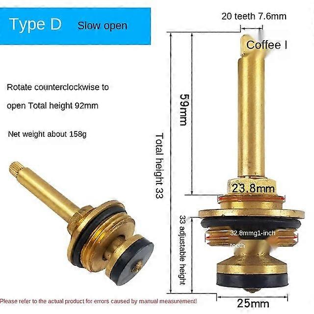 Angle Valve Straight Through Valve Quick Open Slow Open Copper Spool ...