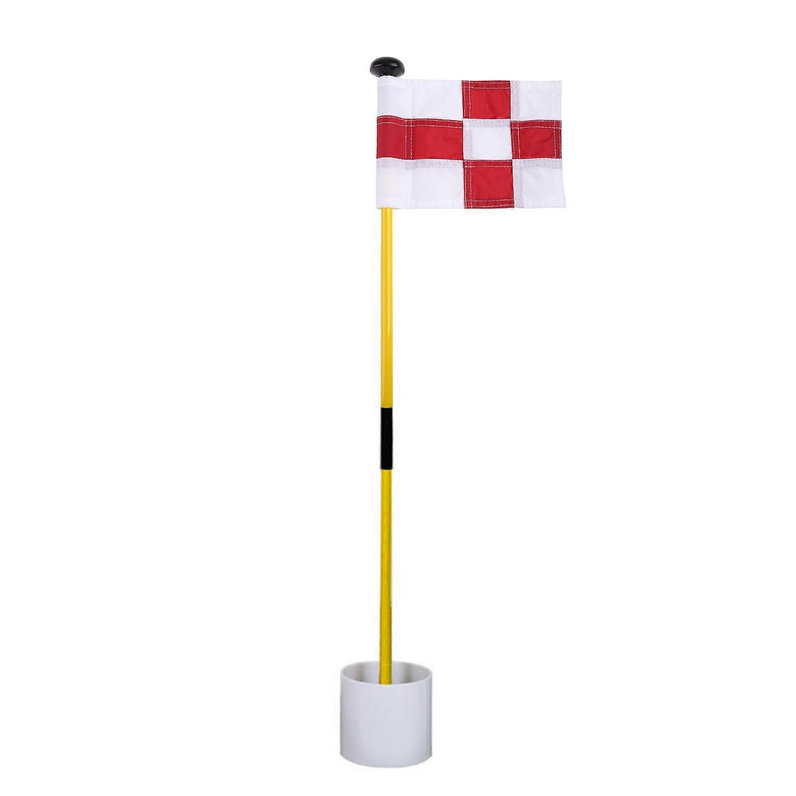 Portable Detachable Golf Flagsticks Putting Green Flags Hole Cup Set ...