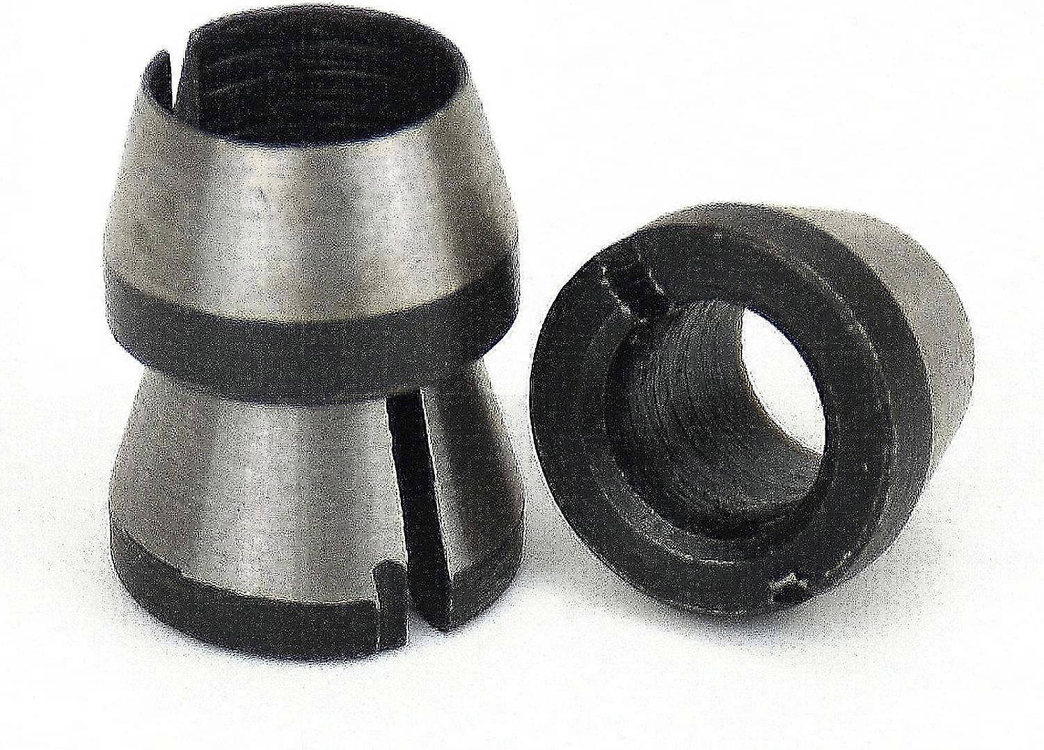 6pcs Milling Chuck, 6mm 6.35mm 8mm Collet Trimmer Chuck, Wood Router ...