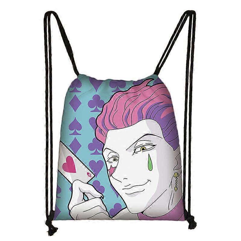 Anime Backpack Hunter X Hunter Women Drawstring Bag HXH Killua Zoldyck ...